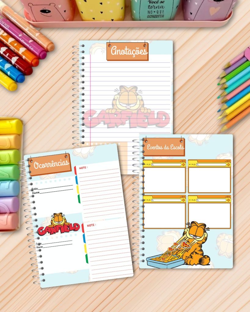 Planner Garfield 2026 – FMA Educa Kids